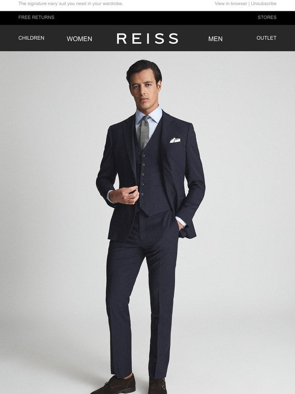 Reiss: Our Iconic Suit | Milled