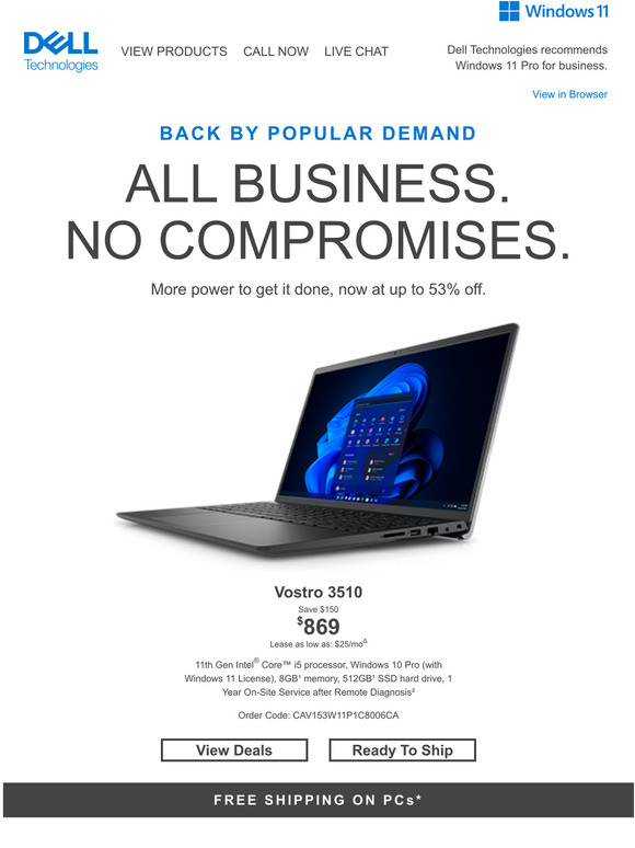 Dell: Super business performance. Super savings. | Milled