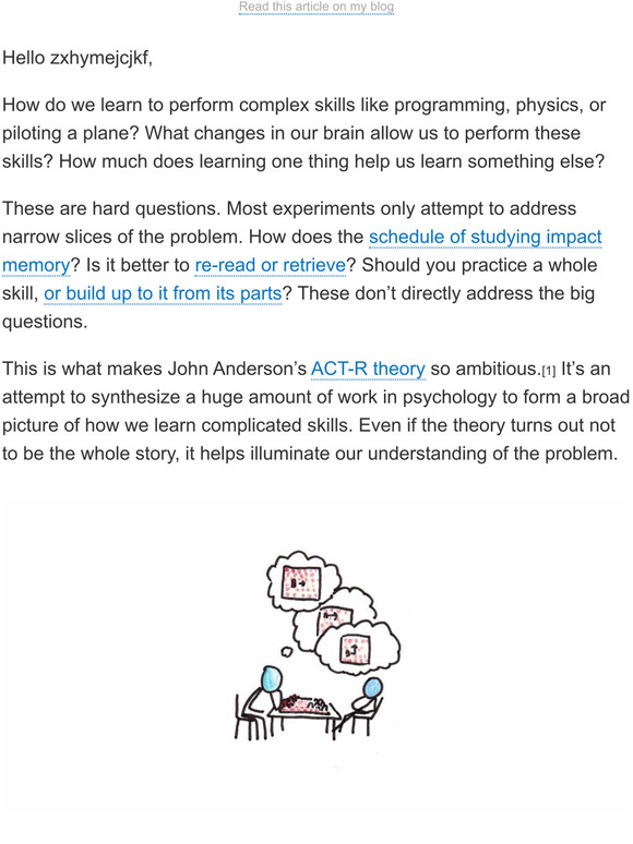 Scott Young: How do we learn complex skills? Understanding ACT-R theory ...