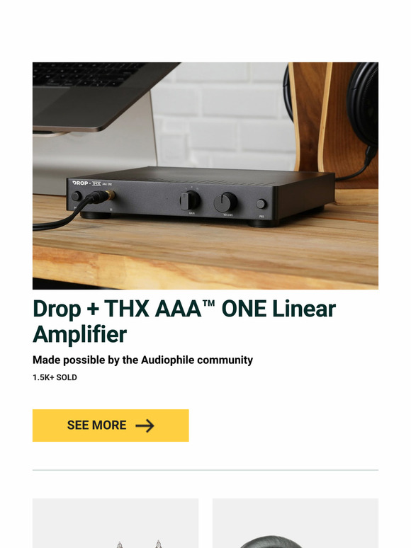 Massdrop: Drop + THX AAA ONE Linear Amplifier, xDuoo MT-602 Tube Hybrid ...