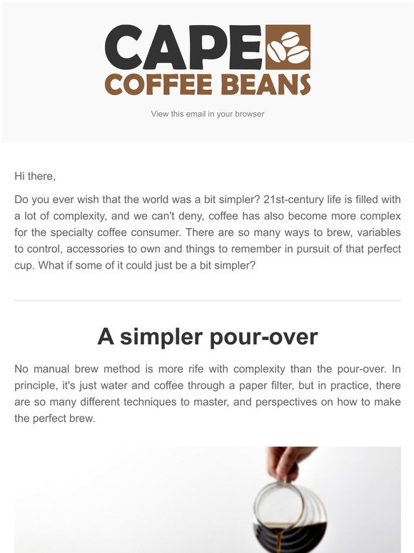 Cape Coffee Beans: Simplify Your Coffee Brewing | Milled