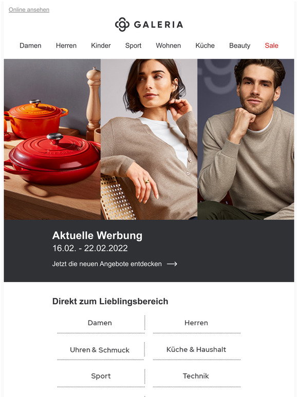 Galeria: Die neue Werbung ist da! | Milled