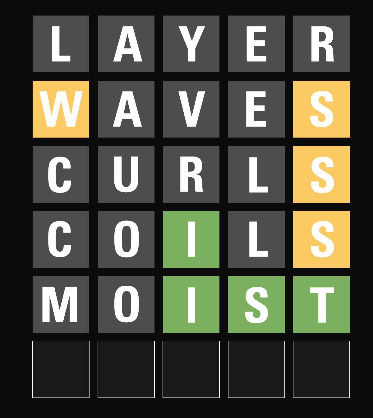 Twist Hair: TWIST Wordle + 20% off EVERYTHING | Milled