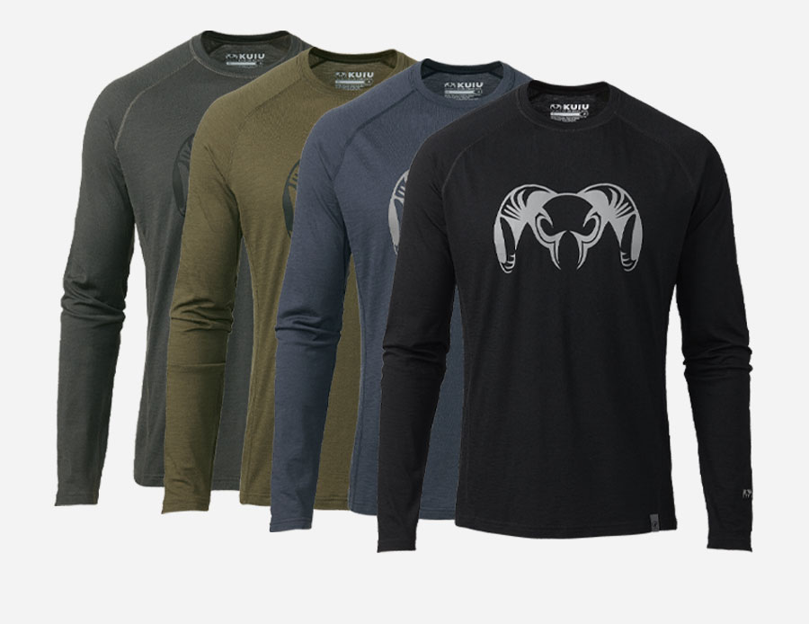 KUIU: NEW: ULTRA Merino 125 Ram Crew-T | Milled