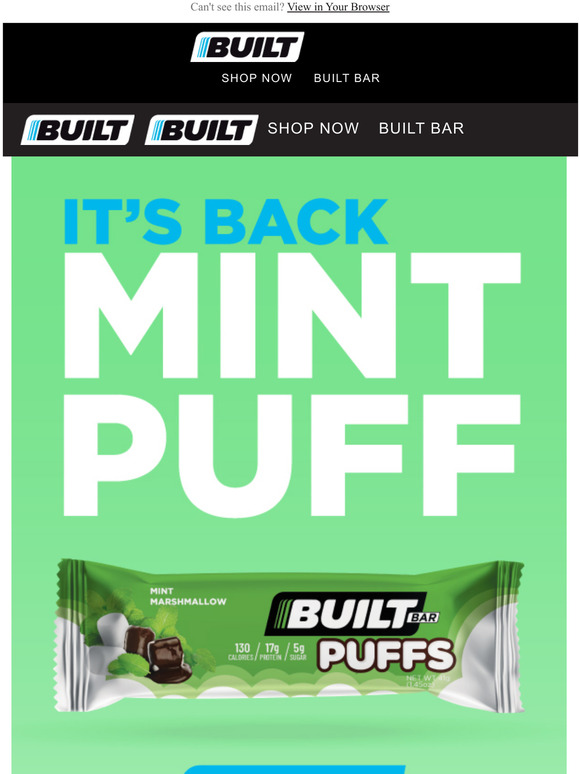 Built Bar: Mint Puffs are back! | Milled