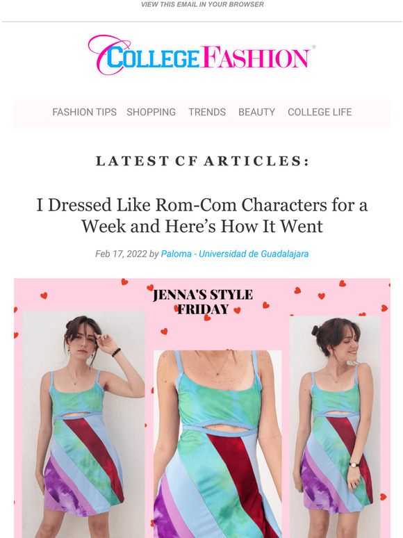 College Fashion: I Dressed Like Rom-Com Characters for a Week and Heres ...