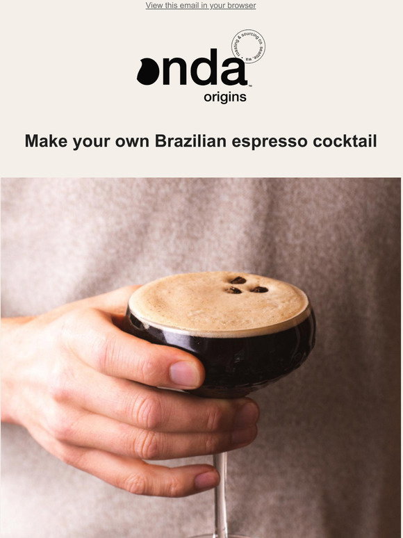 Onda Origins: Make a Brazilian Espresso Cocktail | Milled