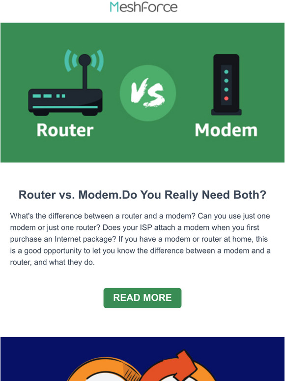 MeshForce: Do You Really Need a Modem and a Router both? Check the ...