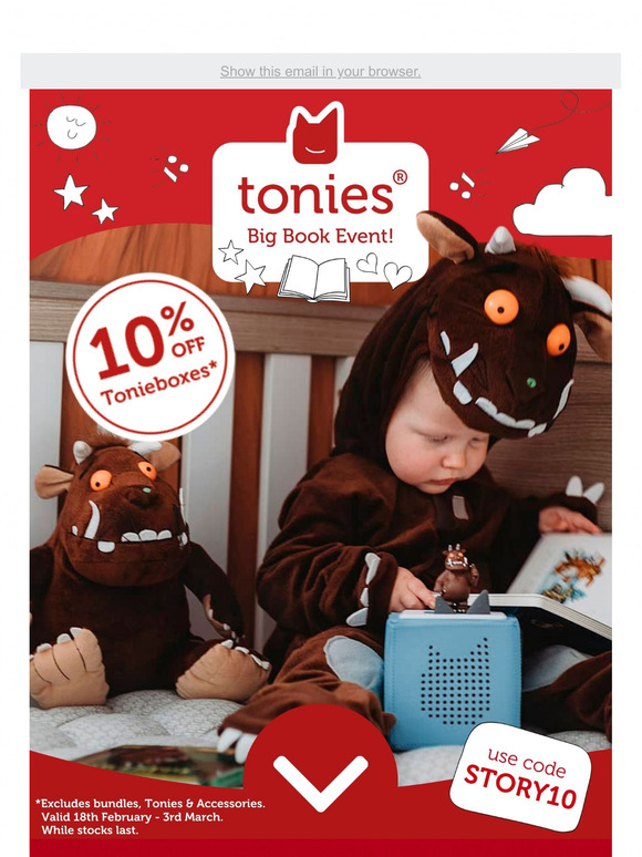 Tonies: Get 10% off your Toniebox | Milled