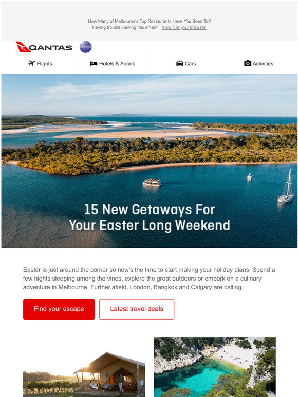 Qantas: Start Planning Your Easter Weekend Now | Milled