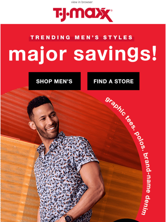 TJ Maxx: Major brands for men are in! | Milled