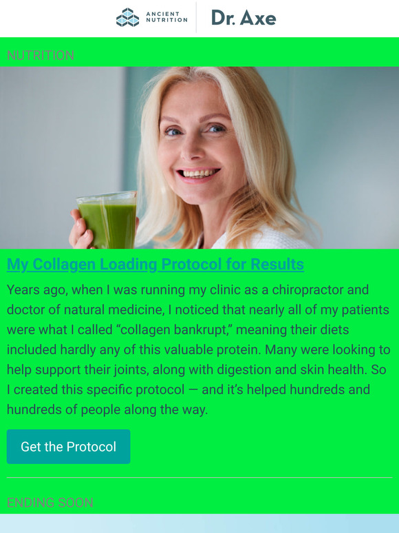 Dr. Axe: My Collagen-Loading Protocol | Milled