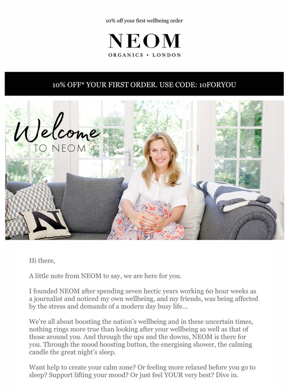 NEOM Organics: Welcome to NEOM | Milled
