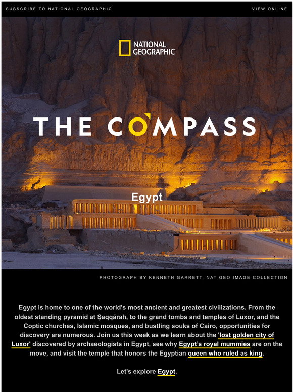 National Geographic: The Compass: Egypt | Milled
