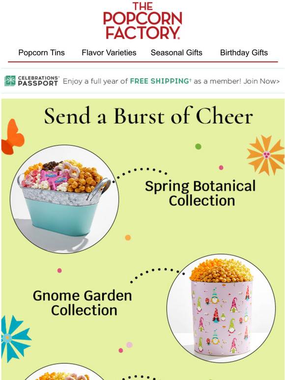 The Popcorn Factory: Put a spring in their step with tasty snacks. | Milled