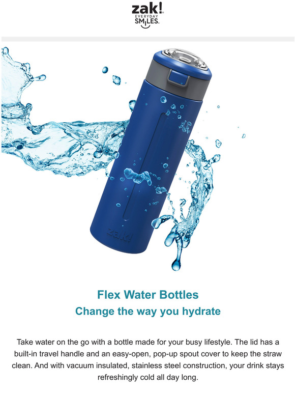 Zak Designs: Flex your best with these water bottles! | Milled