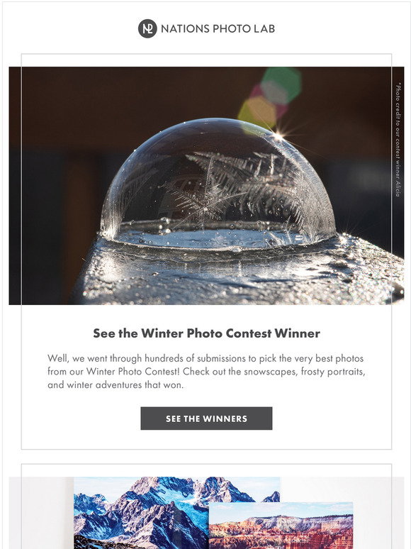 Nations Photo Lab: See the Winter photo contest winner | Milled