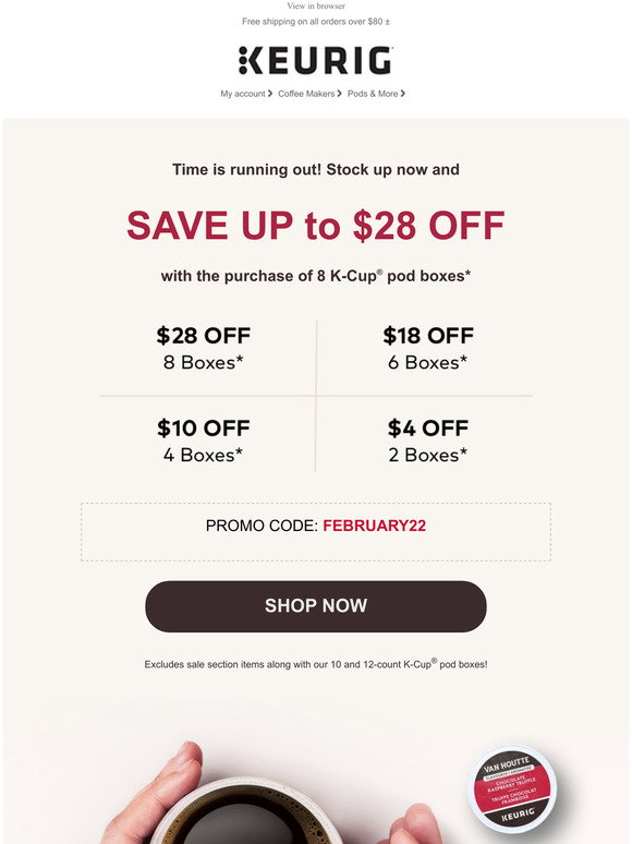 Keurig: Last moment to stock up before it ends | Milled