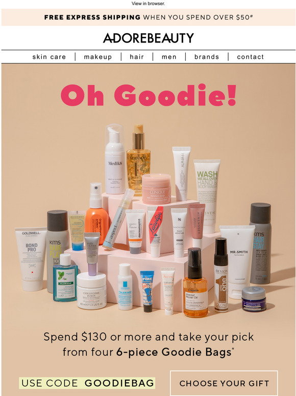 Adore Beauty: Yay, choose your Goodie Bag!* | Milled
