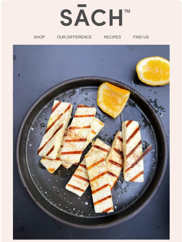 Sach Foods: Stovetop Grilled Paneer with Lemon & Olive Oil | Milled