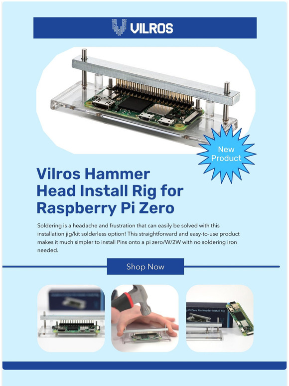 Vilros: It's HAMMER TIME! NEW- Vilros Hammer Head Install Rig for ...