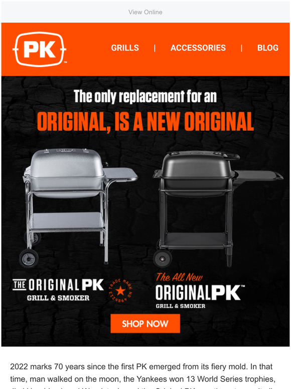 PK Grills: The New PK Originals Are Here. Get An Old Original While ...