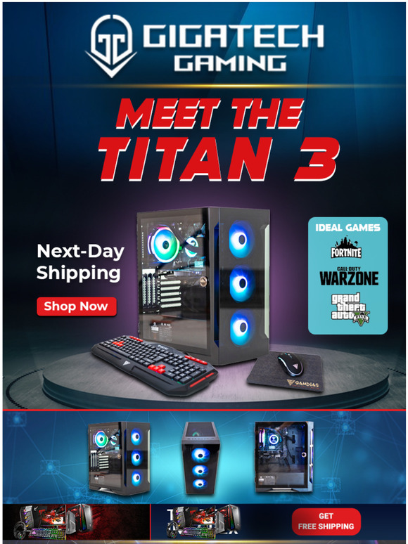 Gigatech Gaming: Meet the Titan 3 | Next-Gen Gigatech Gaming Desktops ...