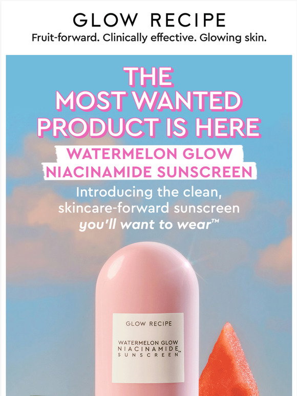 Glow Recipe: SPF HAS LANDED | Milled