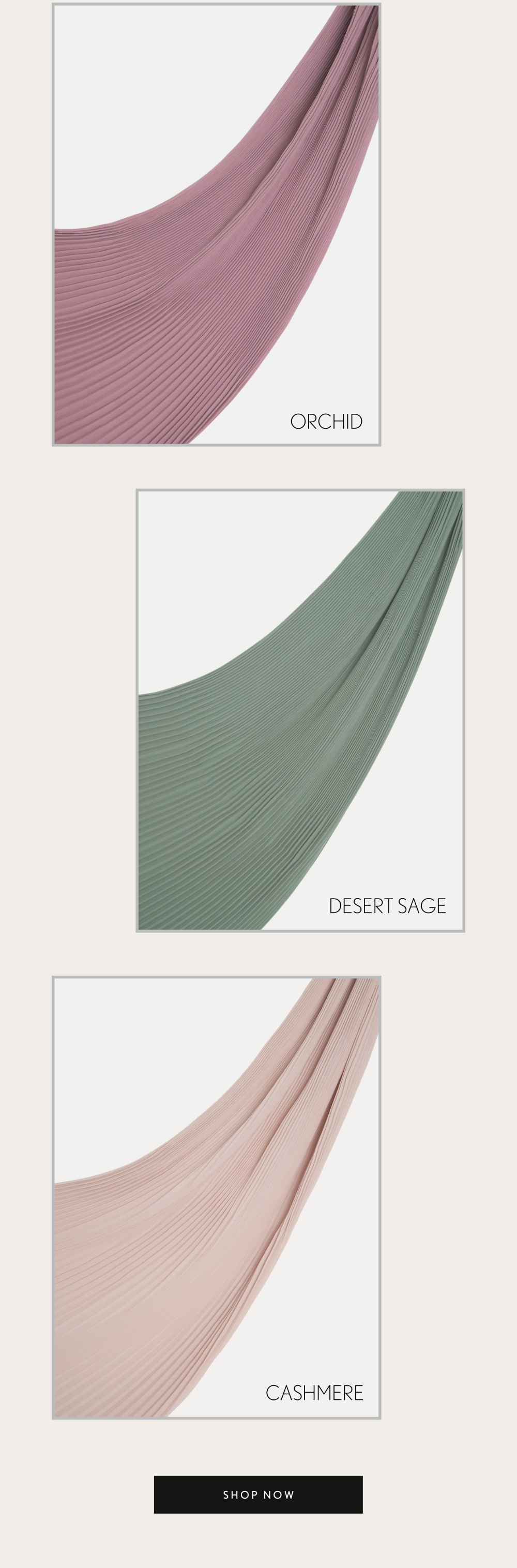 Haute Hijab: NEW: Cascade pleat hijabs are here! | Milled