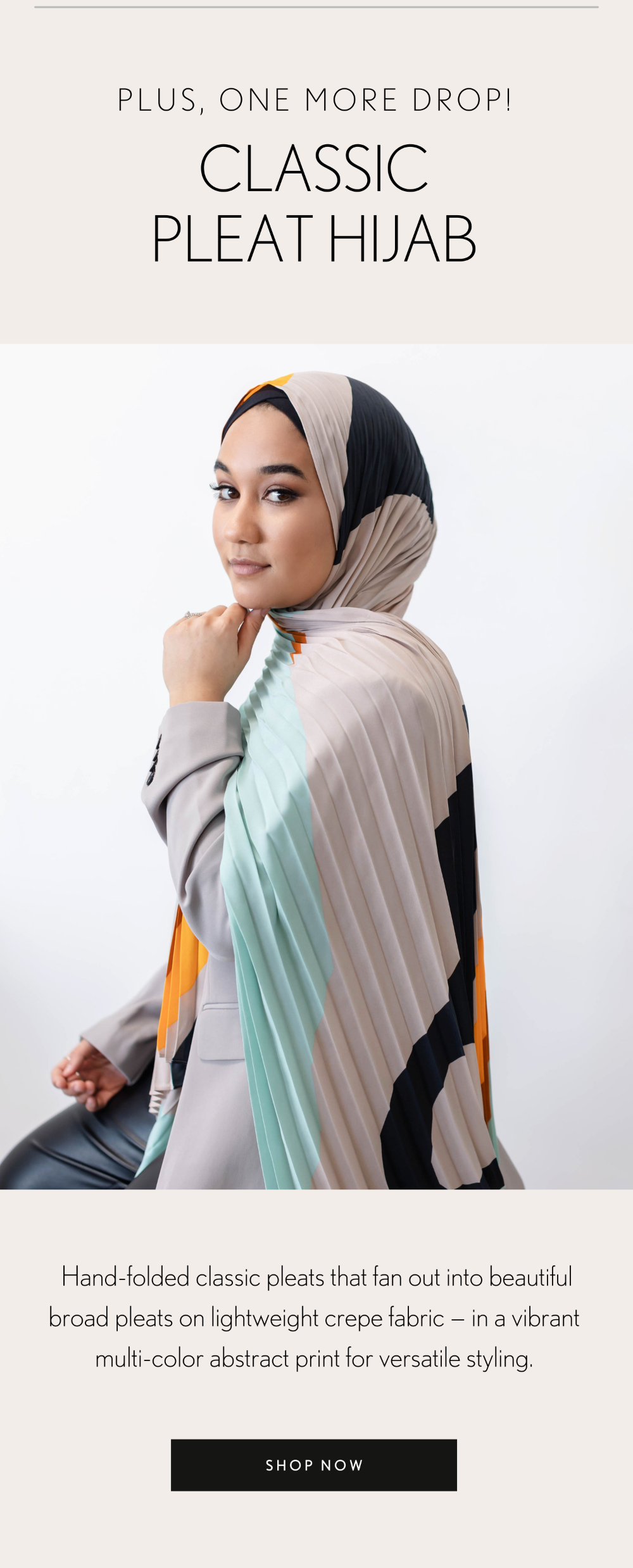 Haute Hijab: NEW: Cascade pleat hijabs are here! | Milled