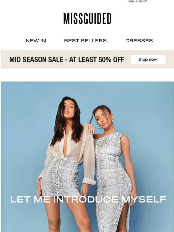 Missguided UK Email Newsletters: Shop Sales, Discounts, and Coupon Codes