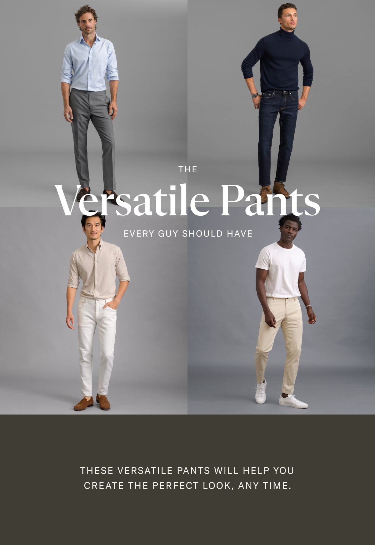 Proper Cloth: The 6 Versatile Pants Every Guy Should Have | Milled