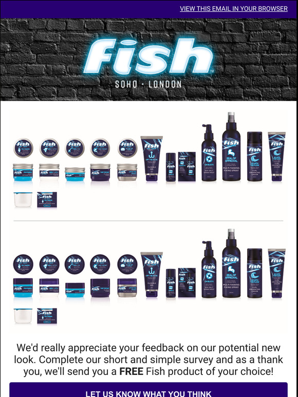 Fish Soho: Choose a FREE Fish product! | Milled