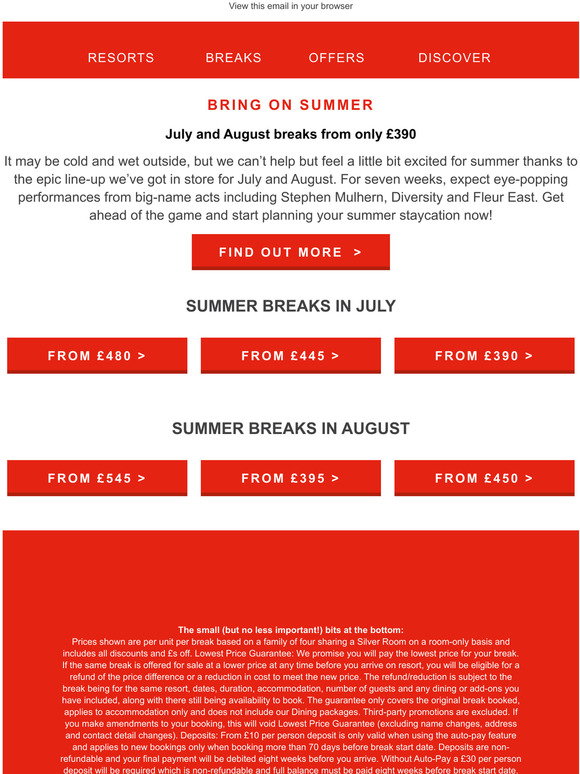 Butlins: Already dreaming of summer? Us too! | Milled