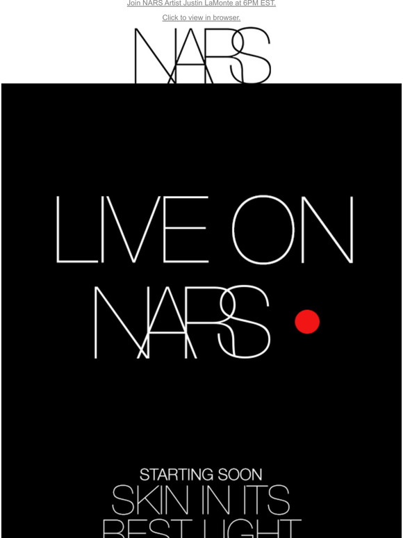 NARS Email Newsletters: Shop Sales, Discounts, and Coupon Codes