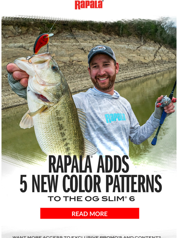 Rapala: Rapala Adds Five New Color Patterns to the OG Slim 6 | Milled