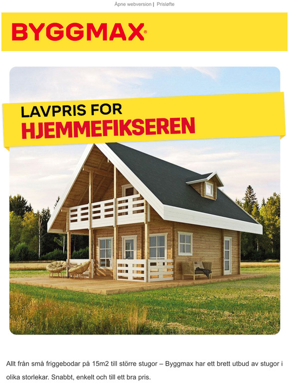 Byggmax: Har du drmmar om att bygga ett litet hus? | Milled