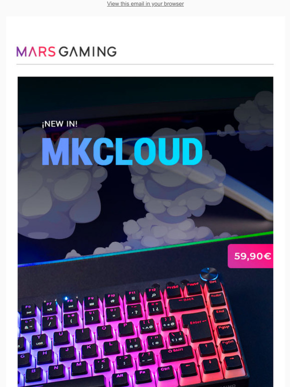Mars Gaming: NUEVO TECLADO INALMBRICO COMPACTO MKCLOUD DE MARS GAMING ...