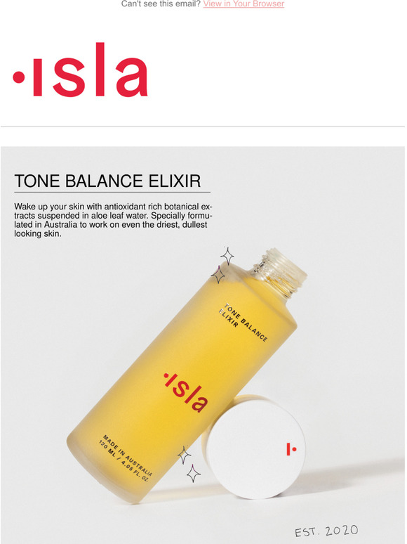Isla: ICYMI: Tone Balance Elixir is a secret weapon | Milled