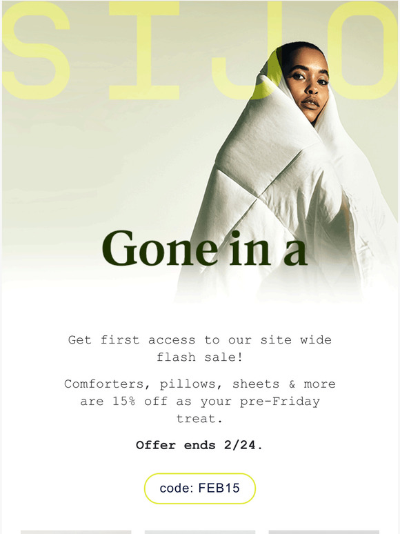 Sijo: Exclusive First Access to 15% Off | Milled
