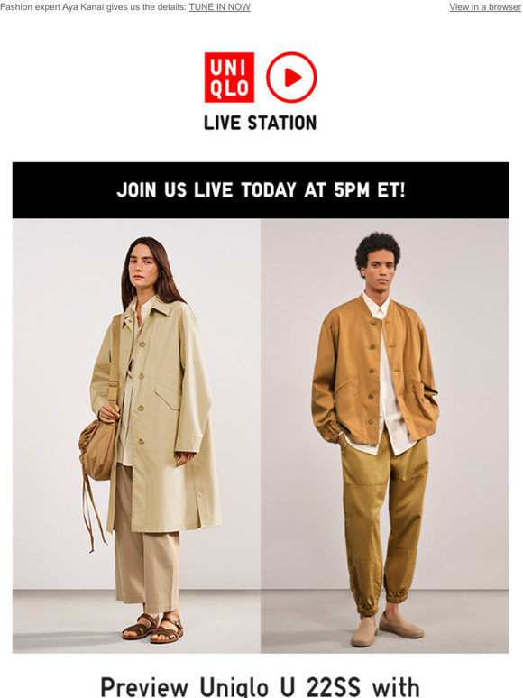 UNIQLO Email Newsletters: Shop Sales, Discounts, and Coupon Codes