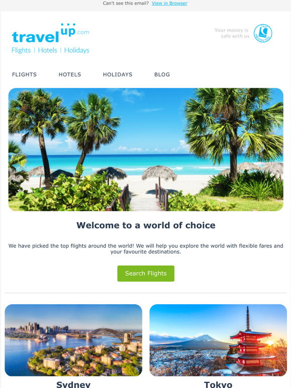 TravelUp: Welcome to a world of choice | Milled