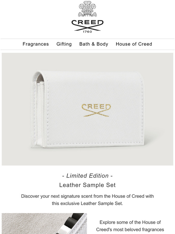 Creed: Introducing Our Limited Edition Leather Sample Set | Milled