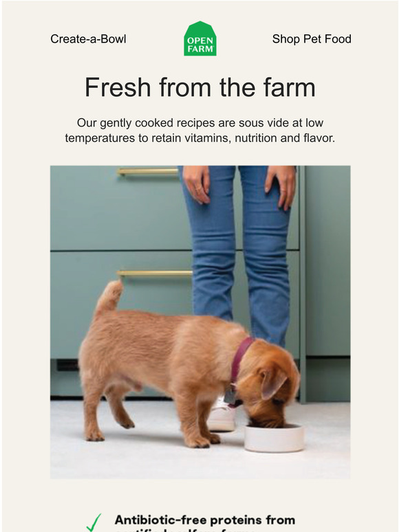 Open Farm: Fresh and slowly-cooked | Milled