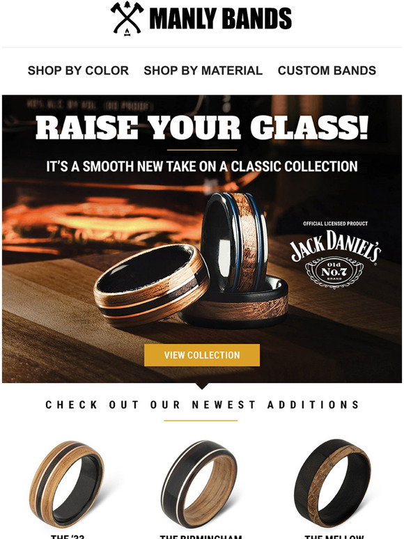Manly Bands: As Smooth as Tennessee Whiskey... | Milled