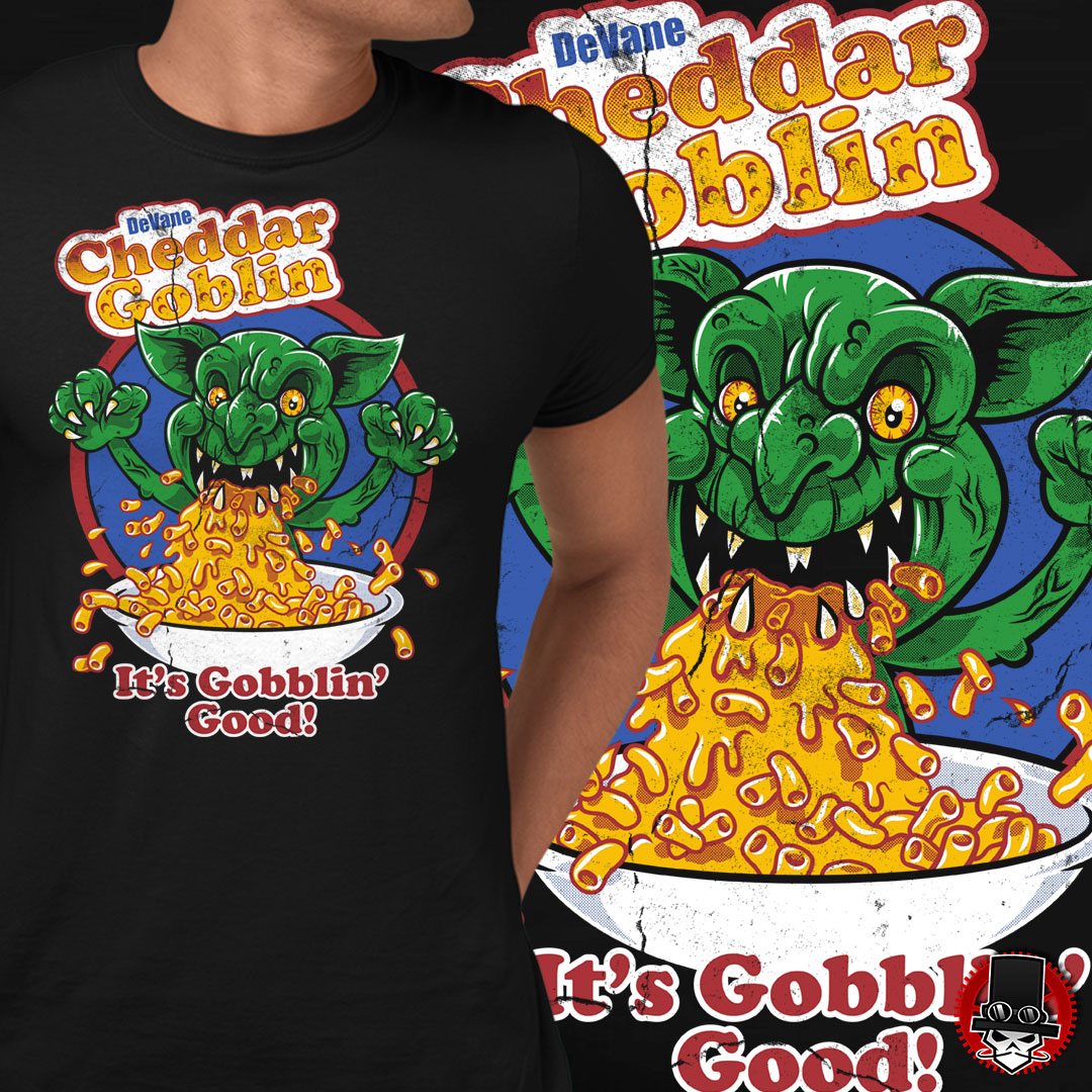 TeeVillain: Who Ate All the Macaroni and Cheese?! (Cheddar Goblin) | Milled