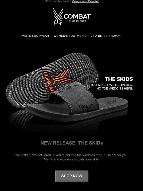 Combat Flip Flops: Resupply - The SKIDs are Back | Milled