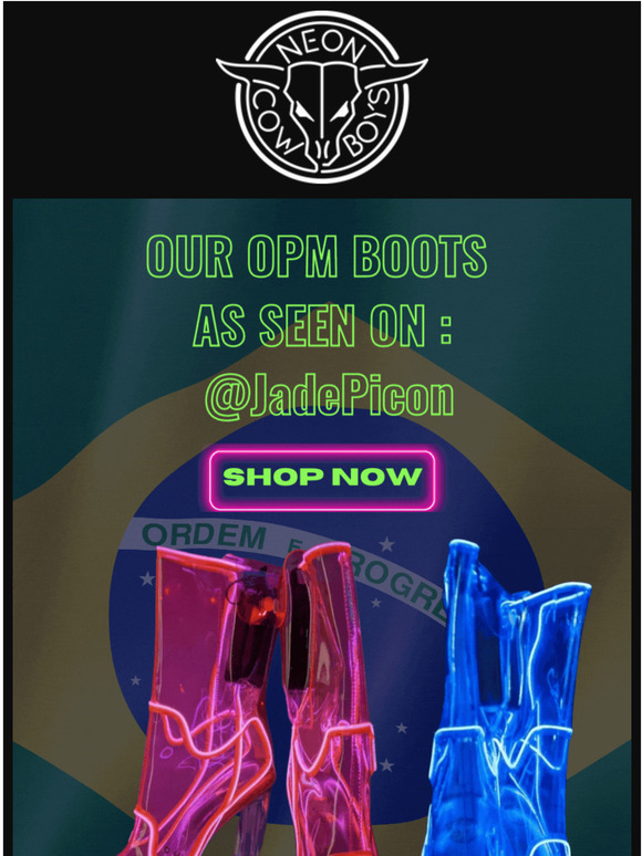 Neon Cowboys: OPM BOOTS : As seen on Jade Picon | Milled