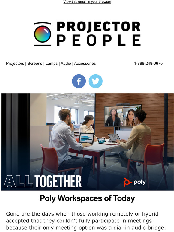 Projector People: Poly: Products for Every Space | Milled