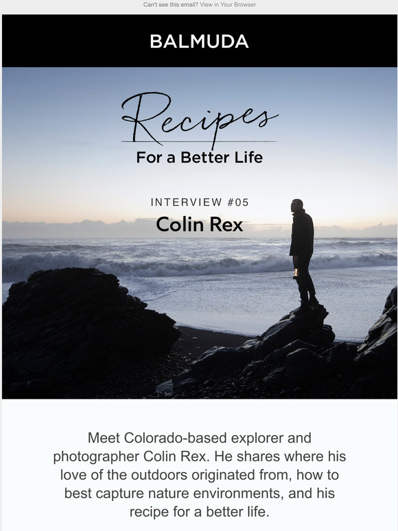 BALMUDA: Inspiration: Journey To Iceland With Colin Rex | Milled